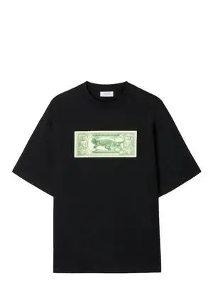 Off-White Banknote Arrow Crewneck T-shirt - Black