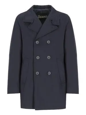 Herno Padded Double-breasted Coat - Black