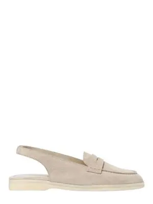 SCAROSSO Leila Loafers - Sand-colored
