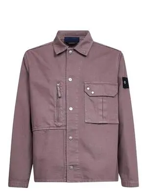STONE ISLAND Stone Island Compass Patch Denim Overshirt