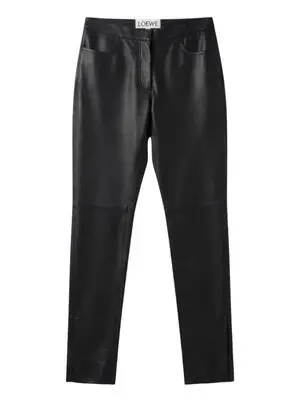 Loewe High Waist Trousers - Black