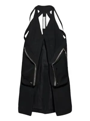 RICK OWENS Rick Owens Temple Zip Gilet Jacket