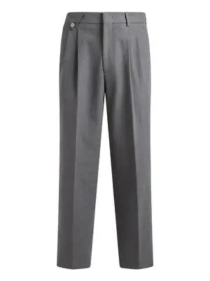 Etro Belt Loop Casual Pants With Ruching Detailing - Grey