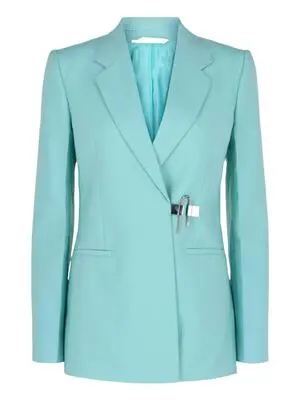 Givenchy Long-sleeved Blazer With Pocket Detail - Sapphire Blue