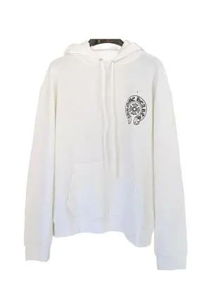 Chrome Hearts Long-sleeved Hooded Sweatshirt - White