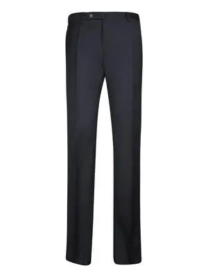 Incotex Tailored Wool Trousers - Blue