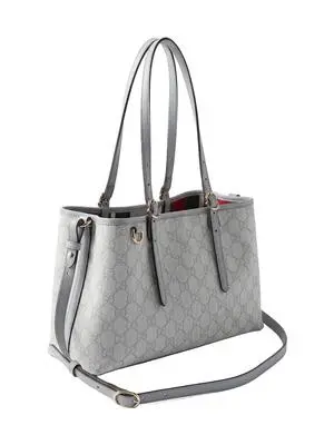 Gucci Gg Emblem Medium Tote Bag - Gray