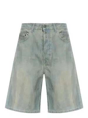 HAIKURE Relaxed Fit Denim Shorts - Gray