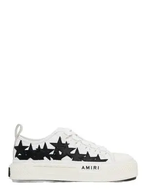 Amiri Star Appliqué Low Top Sneakers - White