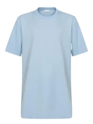 Dries Van Noten Heer Cotton Crew Neck T-shirt - Blue