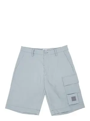 C.P. COMPANY Logo Patch Bermuda Shorts - Gray