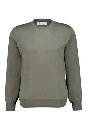 Brunello Cucinelli Crewneck Knitted Jumper - Gray