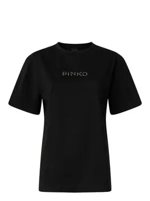 Pinko Embellished T-shirt - Black