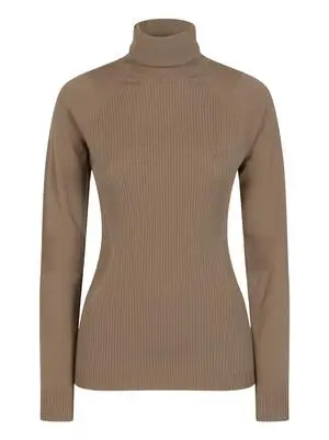 Moncler Moncler Grenoble Logo Embroidered High Neck Jumper No