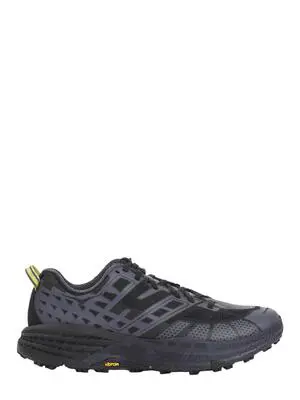 Hoka One One Speedgoat 2 Lace-up Sneakers - Black