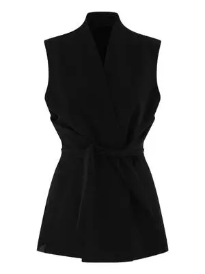 RICK OWENS Rick Owens Sleeveless Tie-Waist Gilet