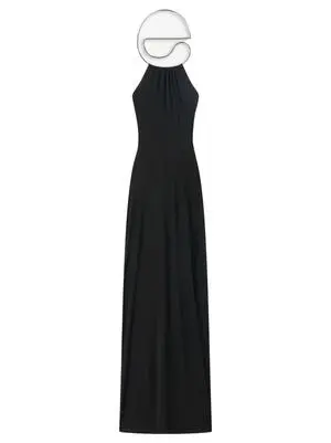 Coperni Halterneck Maxi Dress - Black