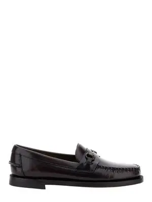 SEBAGO Classic Joe Penny Loafers With Decorative Metal Clip - Black