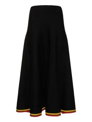 Gabriela Hearst Elastic Waist Skirt - Black