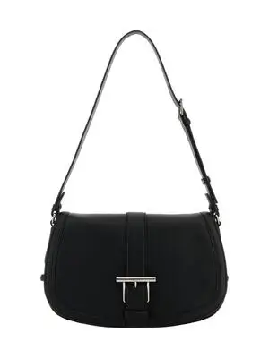 Alexander McQueen T-bar Maxi Shoulder Bag - Black