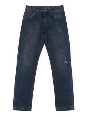 Dolce & Gabbana Straight Leg Jeans - Black