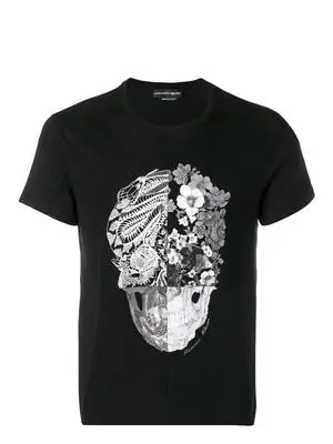 Alexander McQueen Printed T-shirt - Black