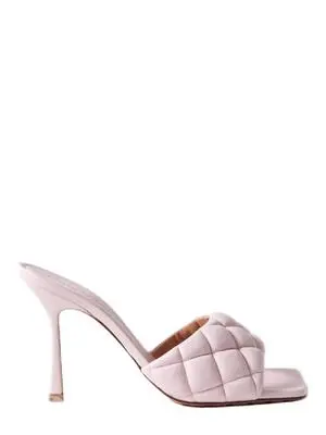 Bottega Veneta Padded Slip-on Mules - Pink