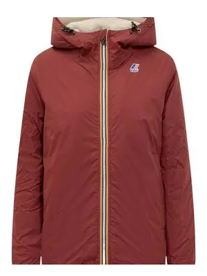 K-WAY Claude Hooded Jacket - Red