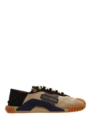 Dolce & Gabbana Dolce & Gabbana NS1 Logo Patch Lace-Up Sneakers Black