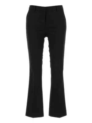 PT TORINO Jeine Flared Trousers - Black