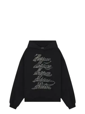 We11Done Logo Hoodie - Black