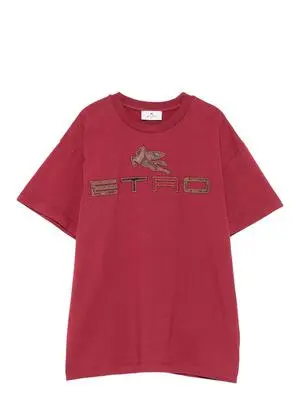 Etro Pegasus Graphic T-shirt - Red