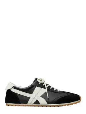 Tory Burch Hank Field Low-top Sneakers - Black/beige/black