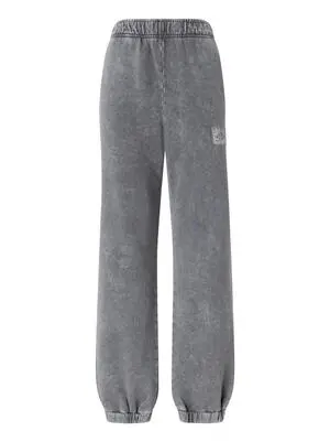 Pinko Distressed Joggers With Adjustable Waist - Gray