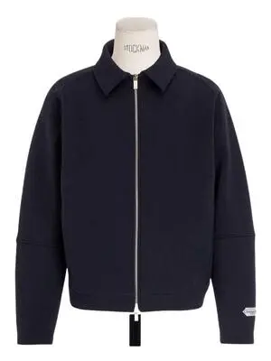Dior Zip-up Blouson Jacket With Christian Paris Tag - Dark Blue
