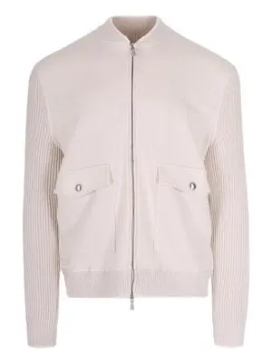 Eleventy Zipped Cardigan With Flap Pockets - No