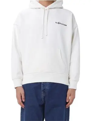 Polo Ralph Lauren Logo Embroidered Hoodie - Beige
