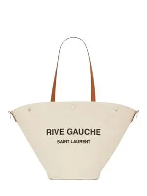 Saint Laurent Rive Gauche Top Handle Bag - Nude