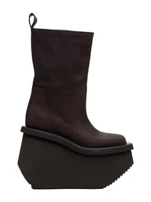Rick Owens Concordians Factory Mid-calf Boots - Brown