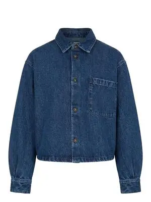 A.p.c. Samantha Buttoned Denim Jacket - Blue