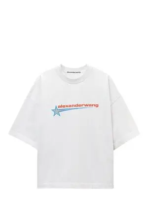 Alexander Wang Star Patterned Crewneck T-shirt - White