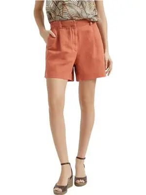 Brunello Cucinelli Pleated Shorts - Nude
