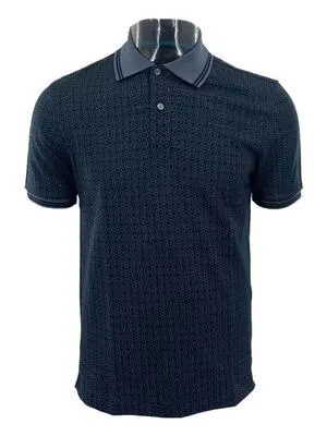 Dunhill Buckle Short-sleeved Polo Shirt - Black
