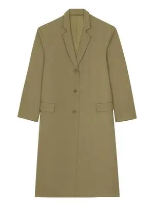 THE FRANKIE SHOP Pocket Tribeca Long Jacket - Khaki