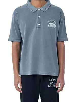 GALLERY DEPT. Preamo Logo Polo Shirt - Gray