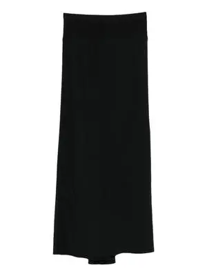 Rick Owens Draped Midi Skirt - Black