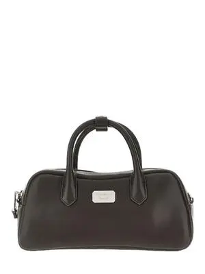 Emporio Armani Double-handled Shoulder Bag - Black