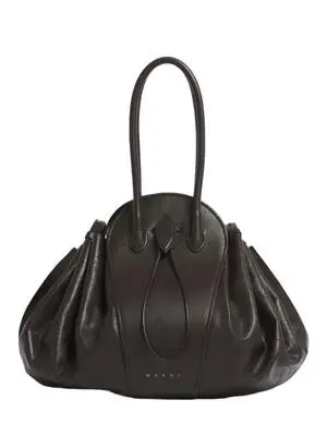 Marni Leather Handbag - Coffee