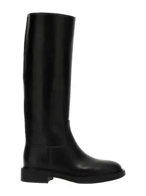 GIANVITO ROSSI Round Toe Boots - Black