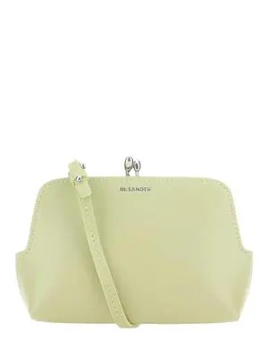 JIL SANDER Goji Logo Printed Micro Crossbody Bag - Sage